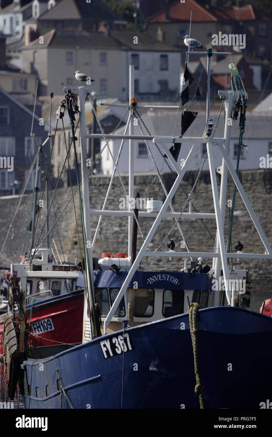 Penhallow Hotel burns down, Newquay Cornwall UK Stock Photo - Alamy