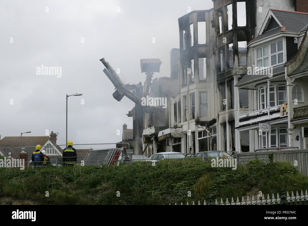 Burning hotel newquay hi-res stock photography and images - Alamy