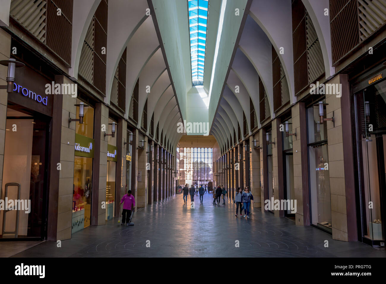 Beirut, Lebanon - Feb 5th 2018 - A modern mall in the new downtown of ...