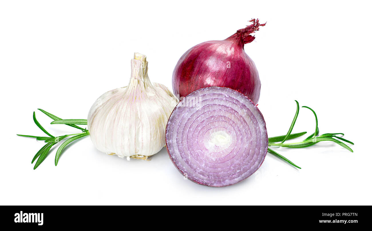Beautiful fresh red onions, group of objects or cooking ingredients ...