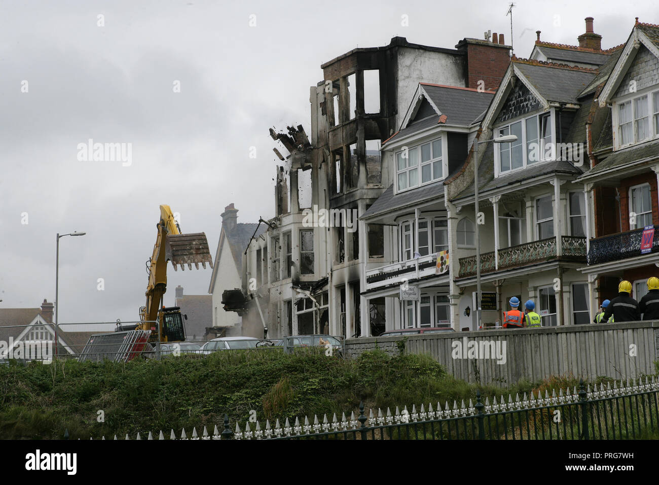 Burning hotel newquay hi-res stock photography and images - Alamy