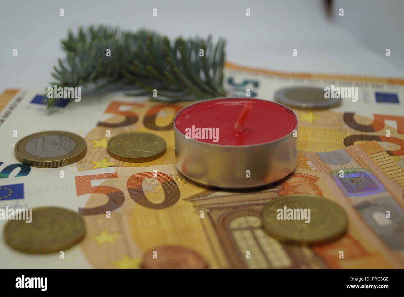 Christmas Money on the payroll Stock Photo - Alamy