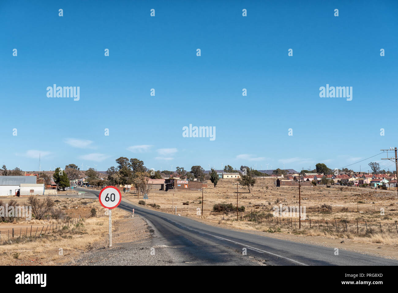 PHILLIPSTOWN, SOUTH AFRICA, AUGUST 6, 2018: A view of Phillipstown in ...
