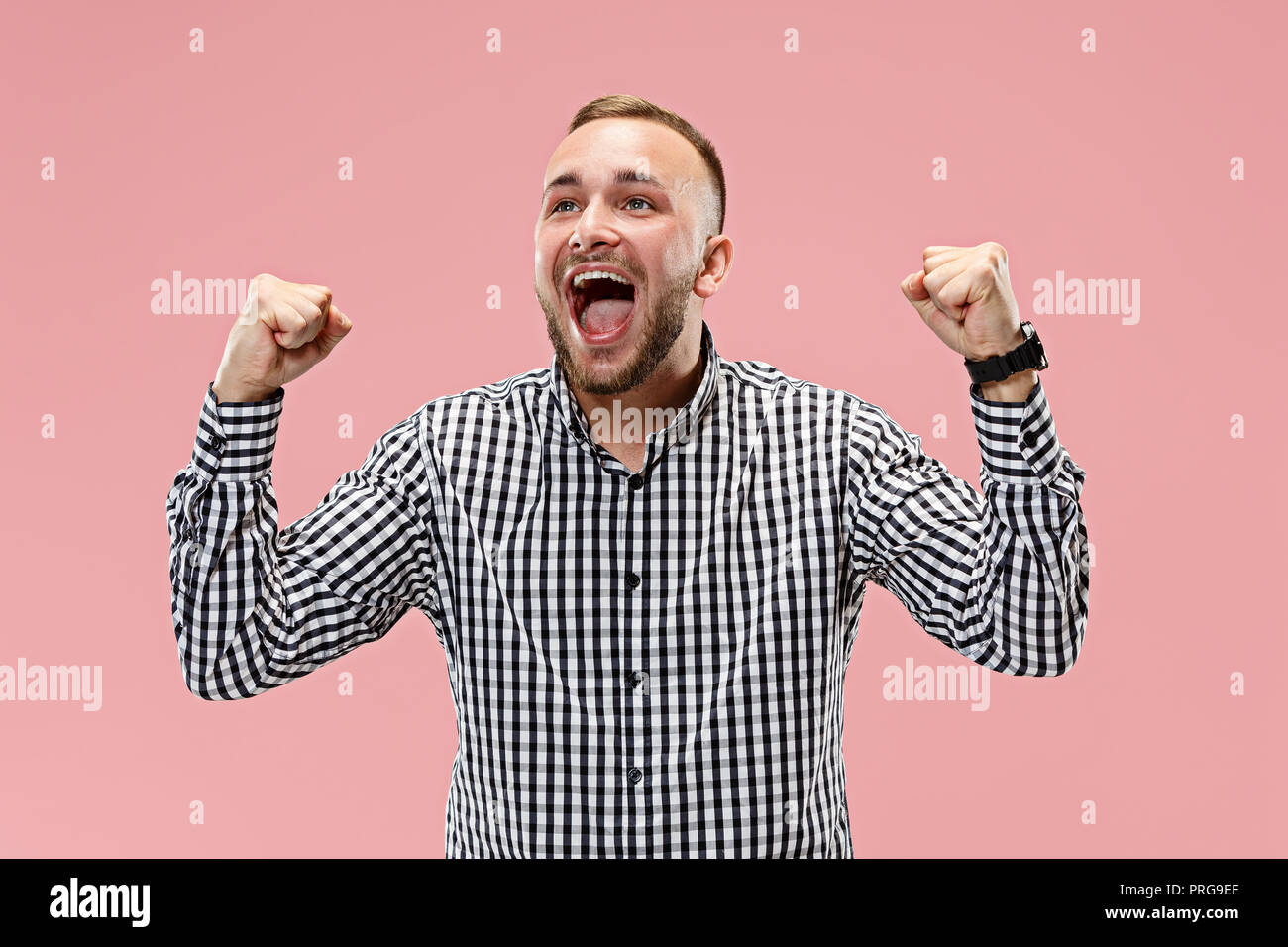 I won. Winning success happy man celebrating being a winner. Dynamic ...