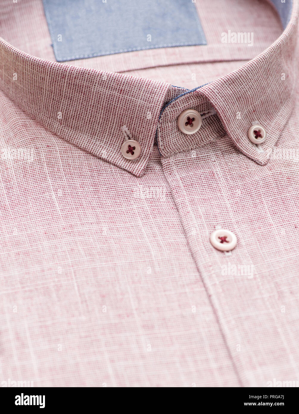Red button up shirt hi-res stock photography and images - Alamy