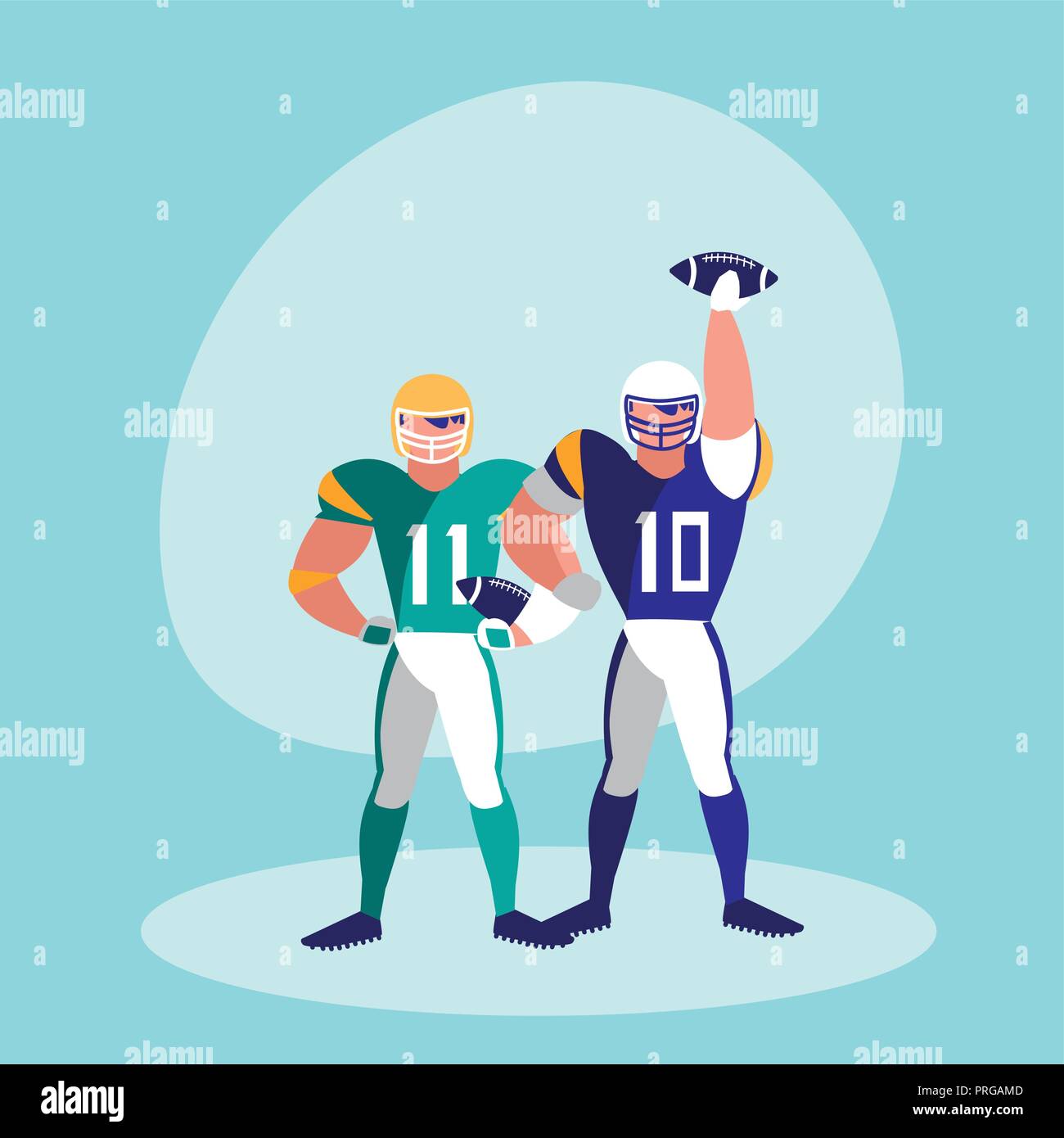 american football player men vector illustration design Stock Vector ...