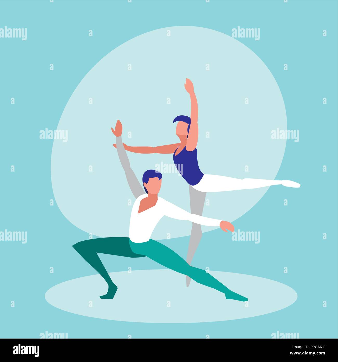 Group of modern dancers Stock Vector Images - Alamy