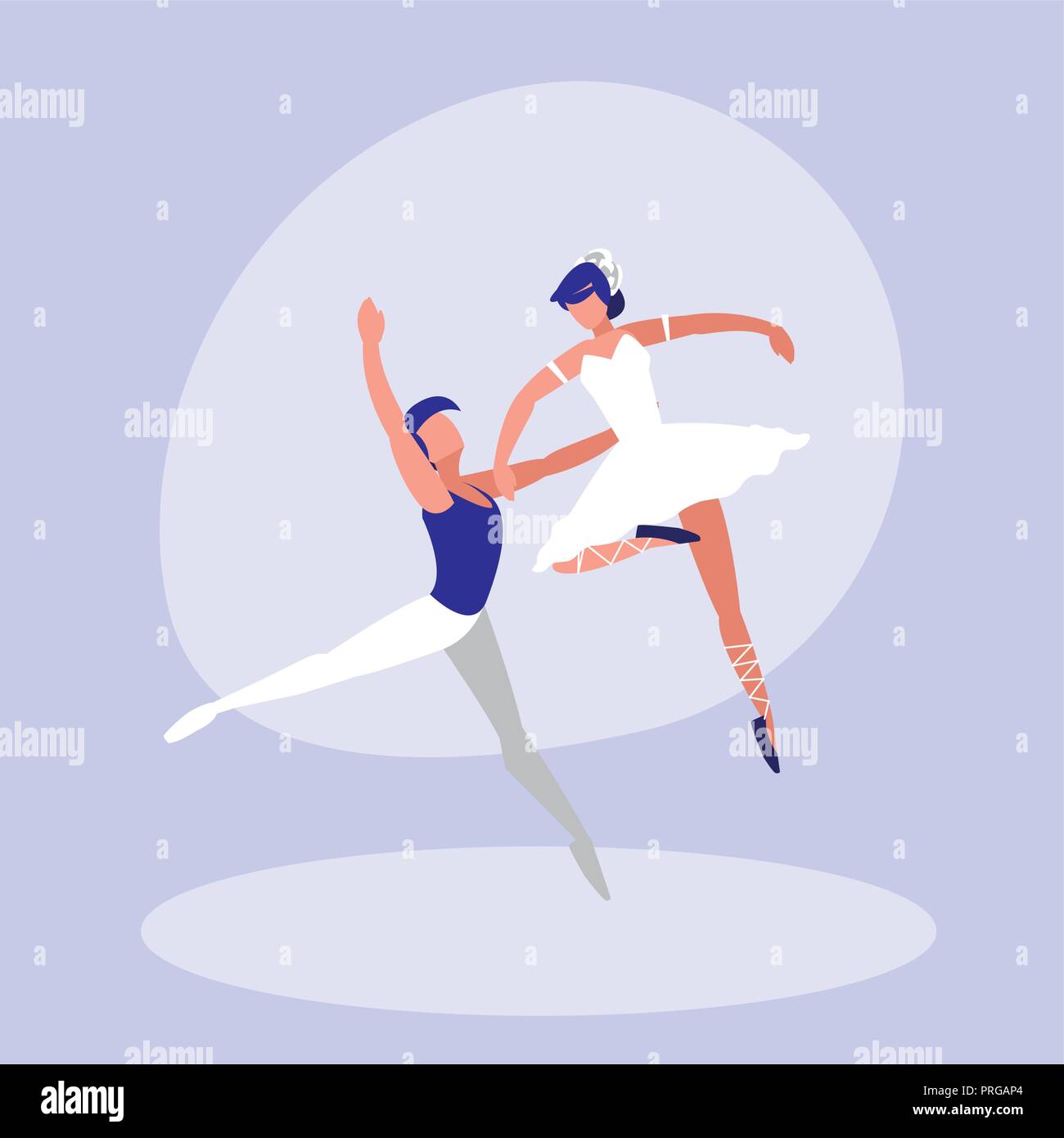 Ballet dancers couple Stock Vector Images - Alamy