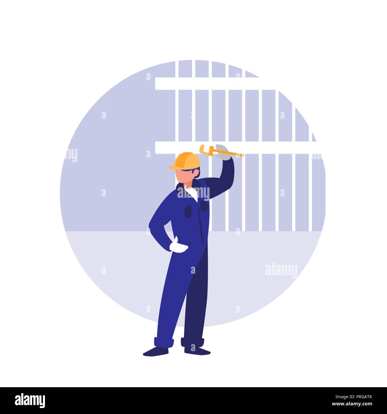 Man masculine build Stock Vector Images - Alamy