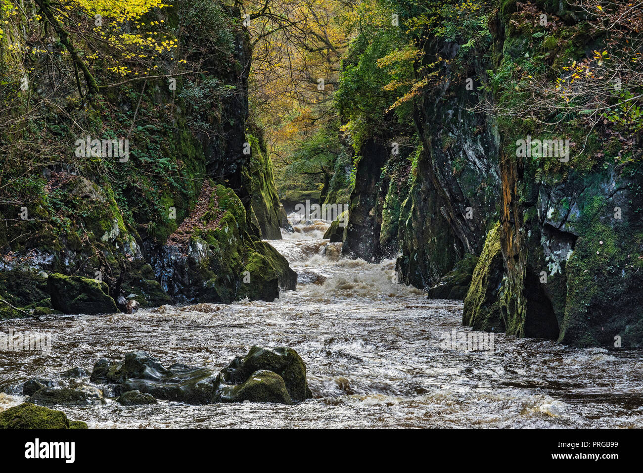 River Conway Conway North Wales Uk High Resolution Stock Photography ...
