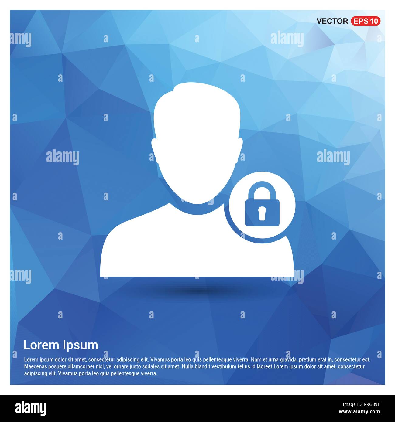 Secure User Icon Stock Vector Image & Art - Alamy