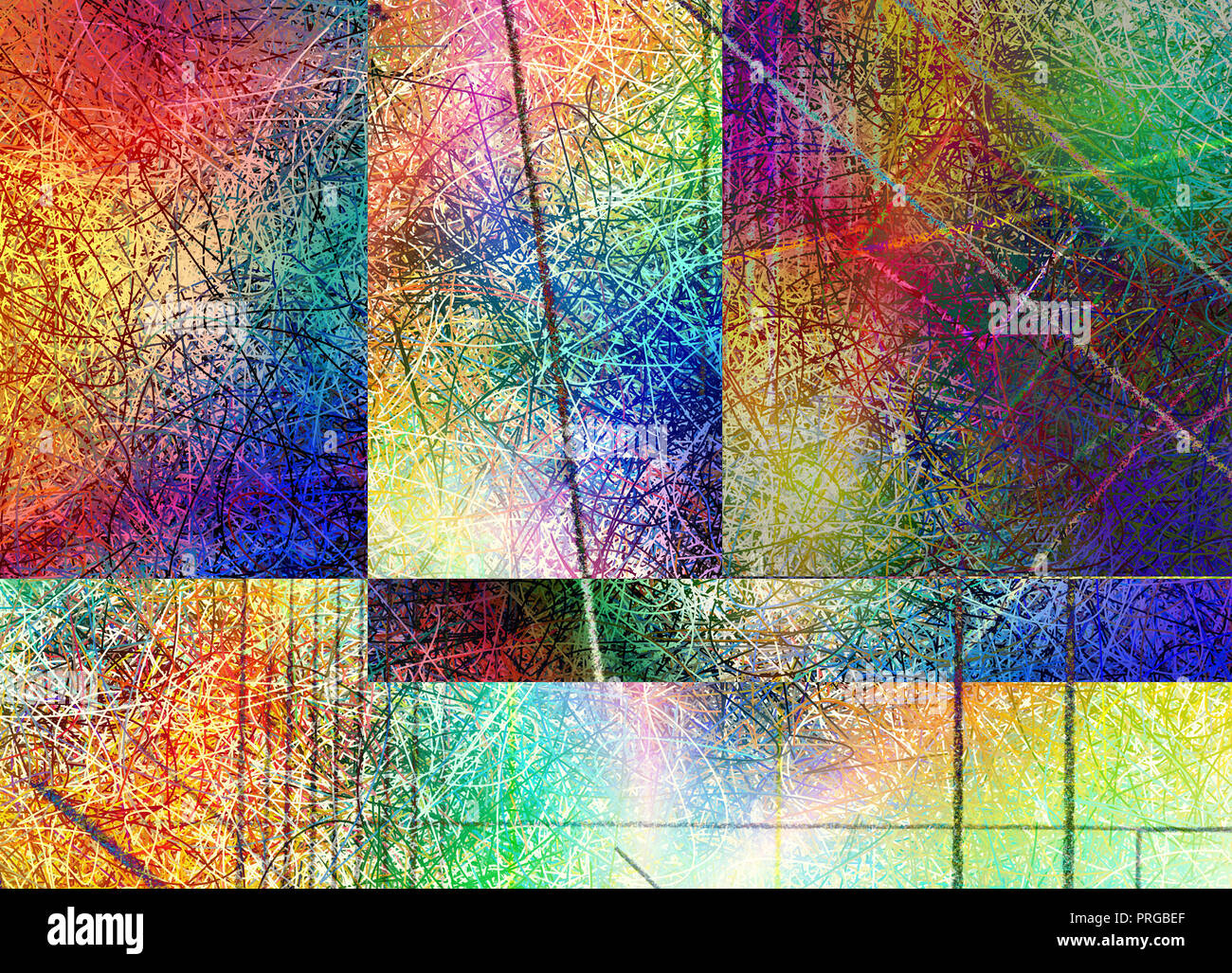 Colorful Abstraction Fluid lines of color movement. 3D rendering Stock ...