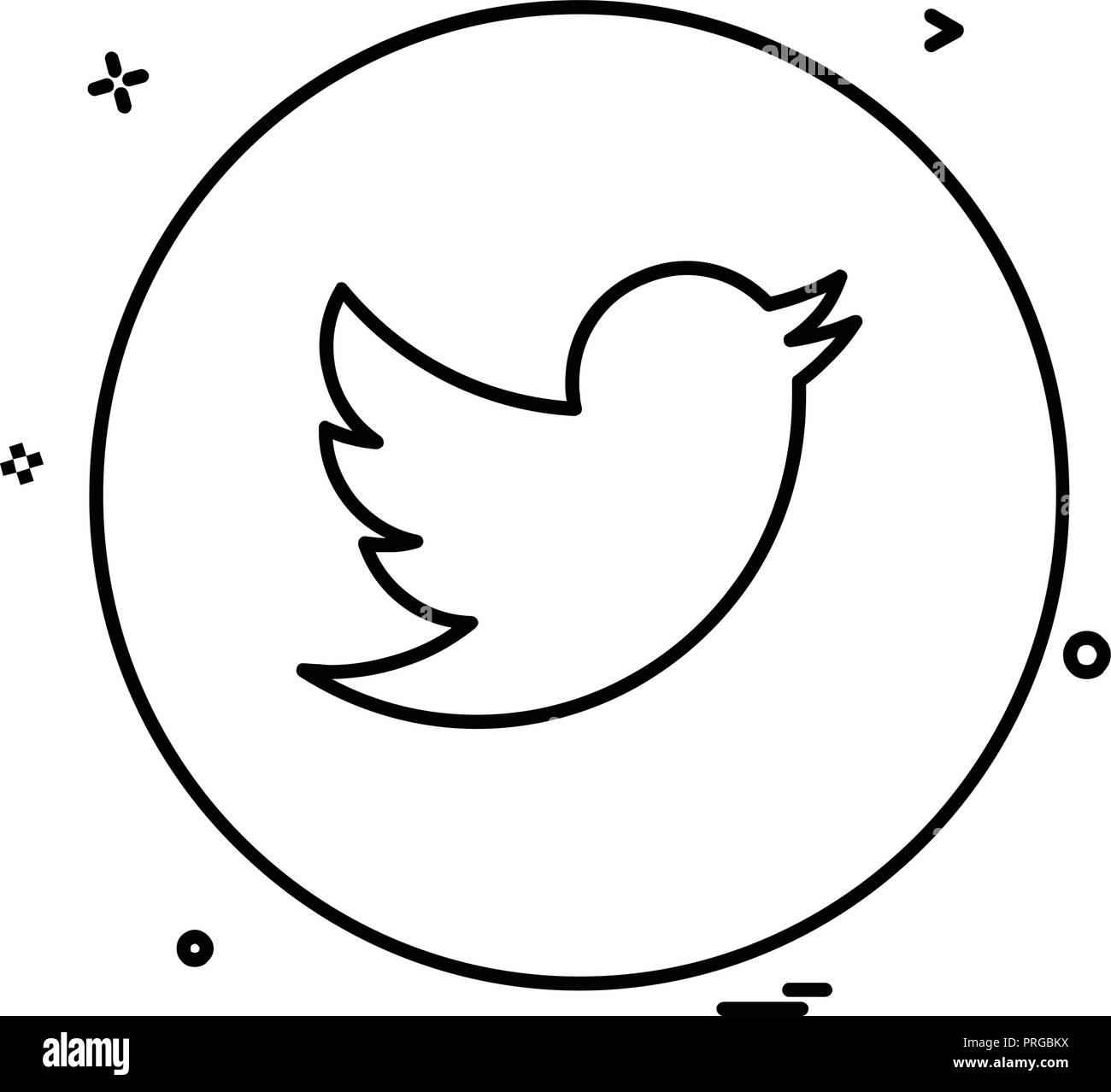Twitter follow button Black and White Stock Photos & Images - Alamy