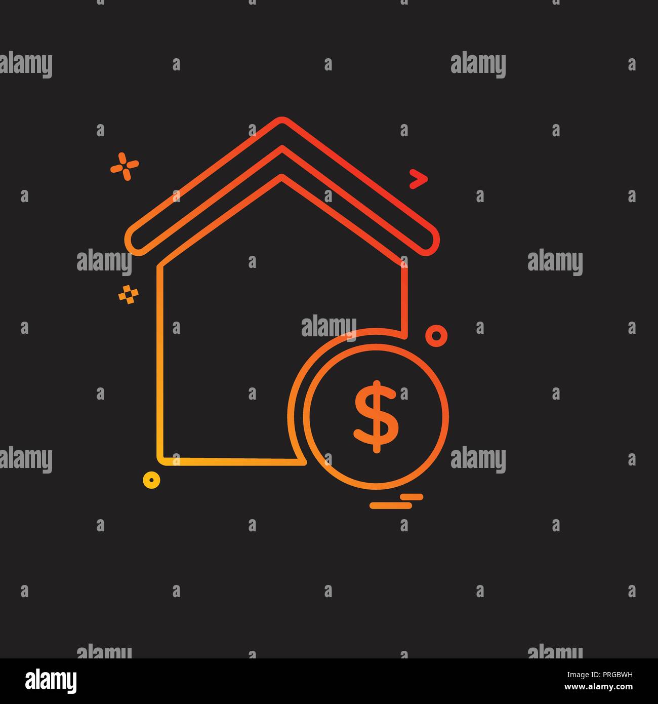 Real Estate icon design vector Stock Vector Image & Art - Alamy
