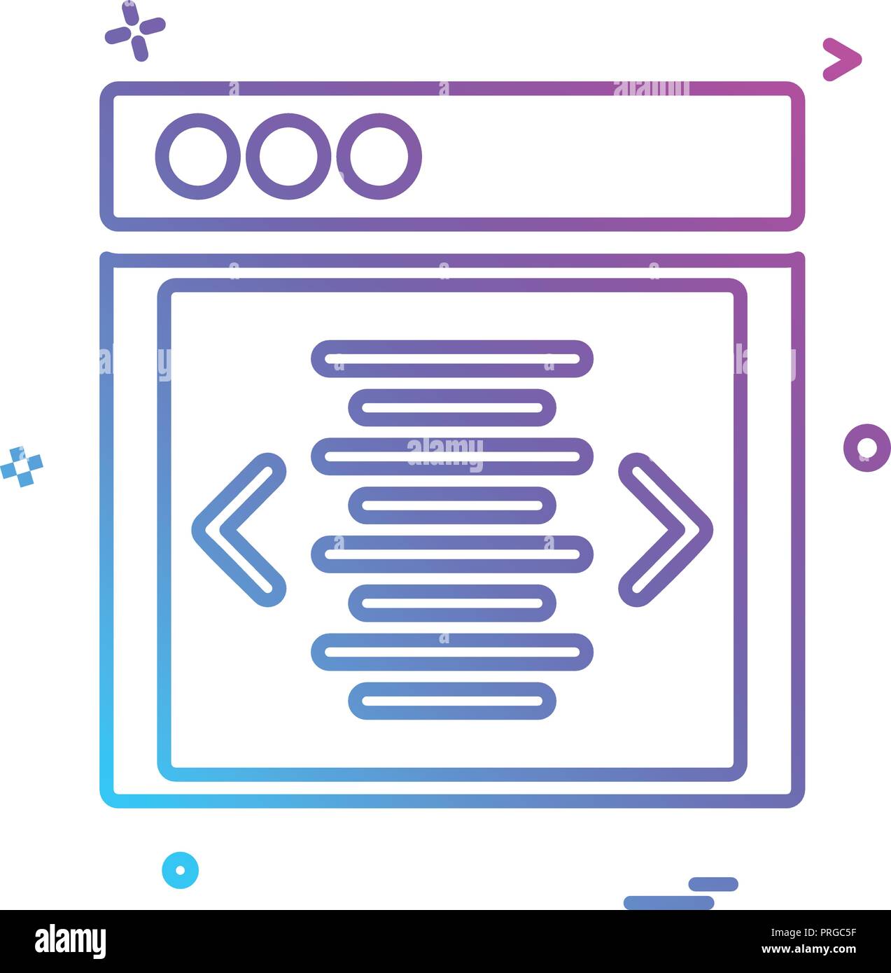 Web layouts icon design vector Stock Vector Image & Art - Alamy