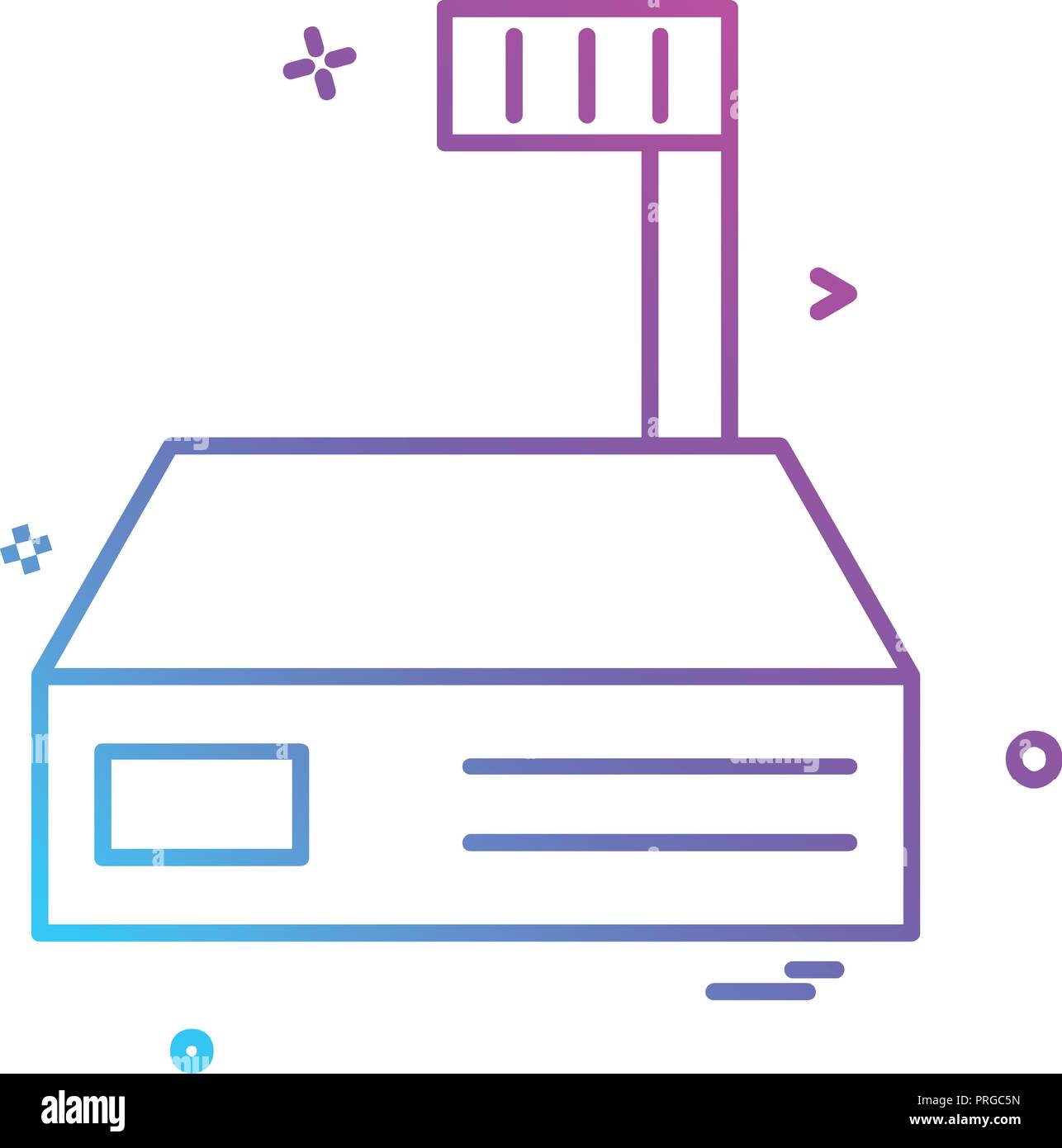 Weight machine icon design vector Stock Vector Image & Art - Alamy