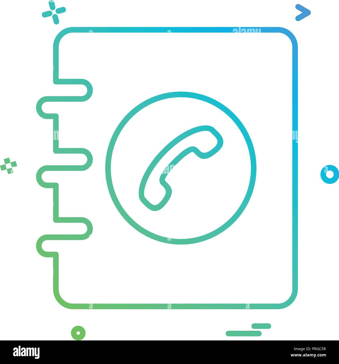 Contact list icon design vector Stock Vector Image & Art - Alamy