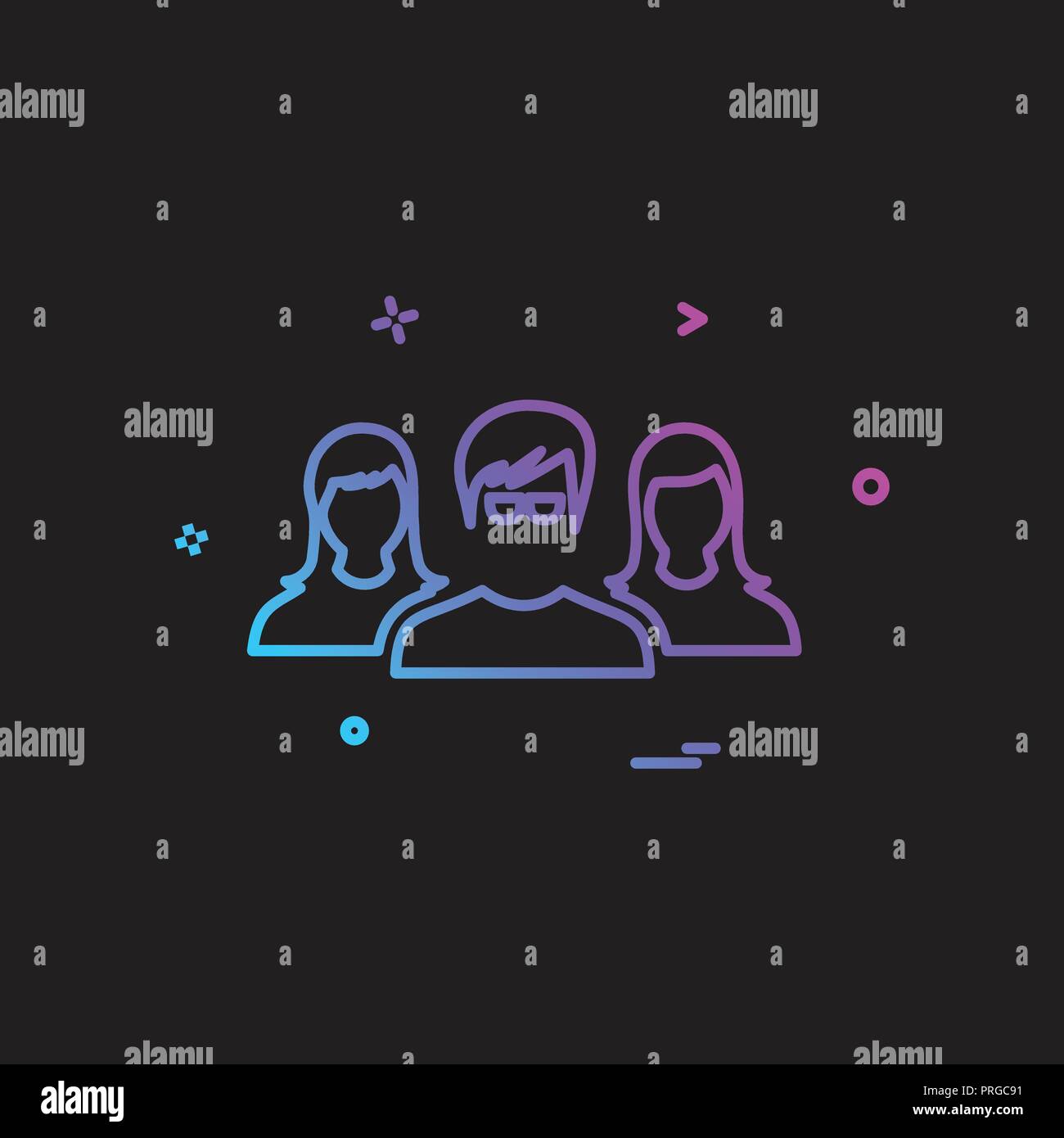 User Group icon design vector Stock Vector Image & Art - Alamy