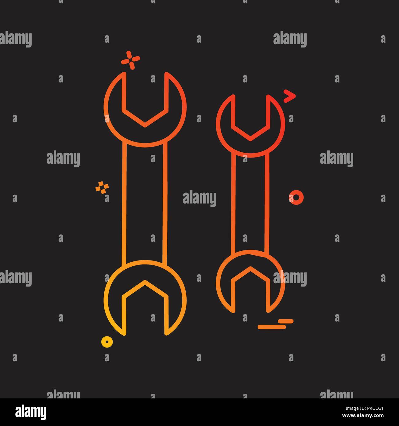 wrench tools vector Stock Vector Image & Art - Alamy