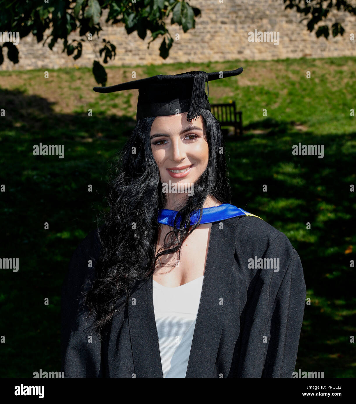 Pretty cheerful young lady hi-res stock photography and images - Alamy