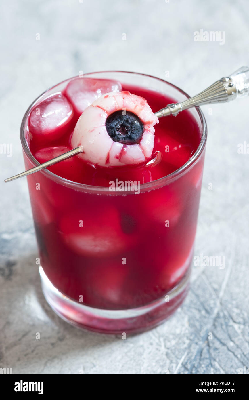 Halloween cocktail eyeball hi-res stock photography and images - Alamy