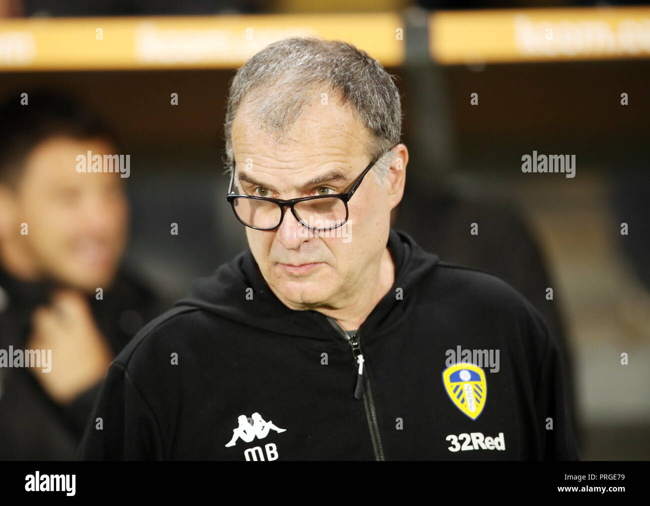 Leeds United manager Marcelo Bielsa during the Sky Bet Championship ...