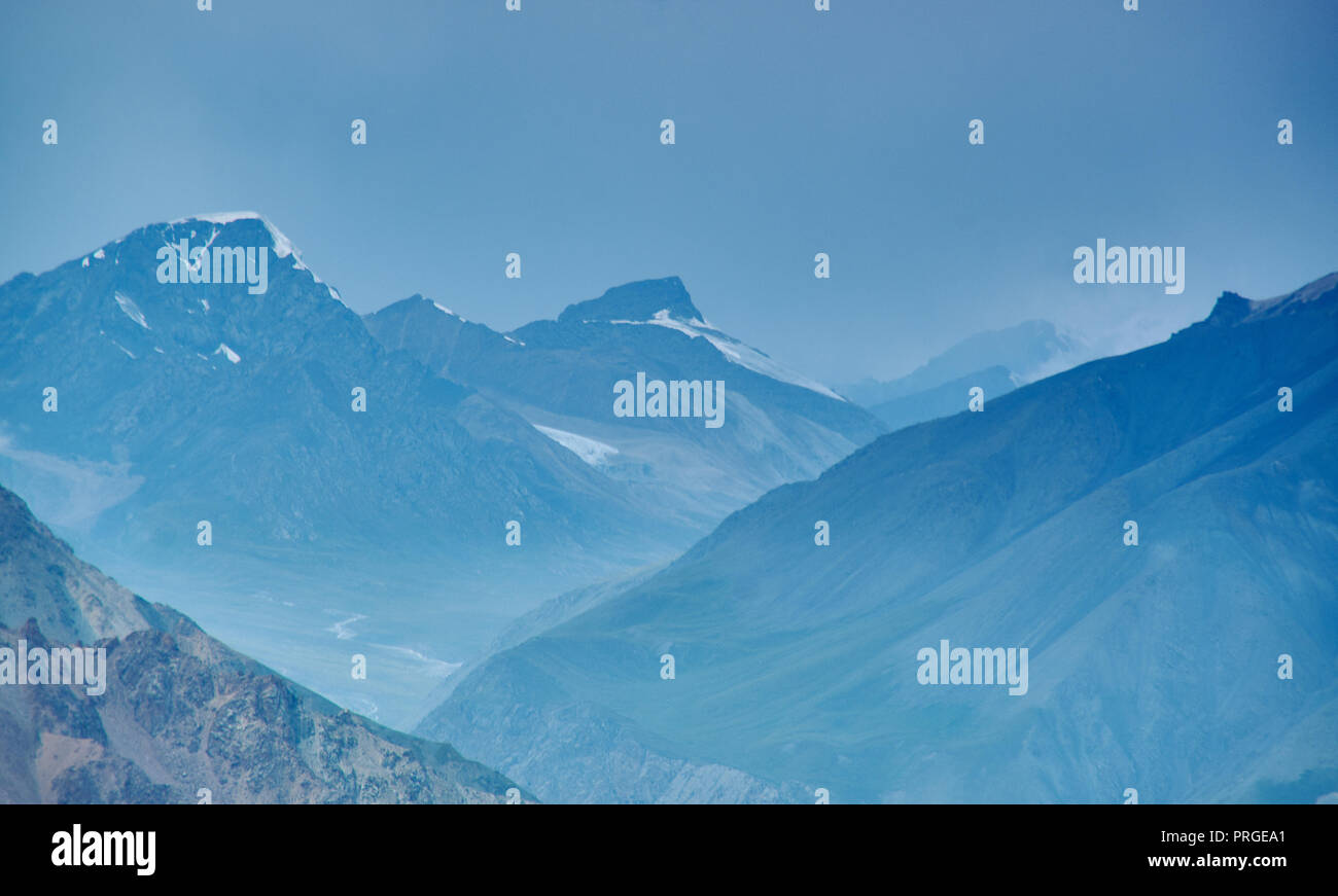 Barskoon Gorge, Beautiful view of the mountains, Kyrgyzstan, Central ...