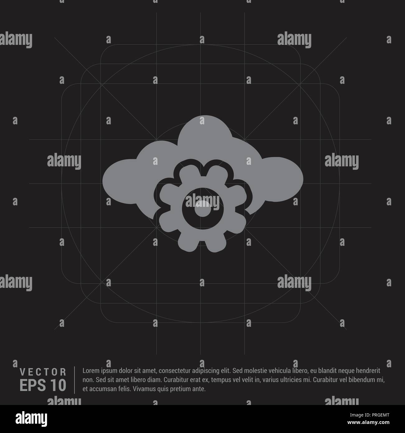 Cloud Gear Icon Stock Vector Image & Art - Alamy