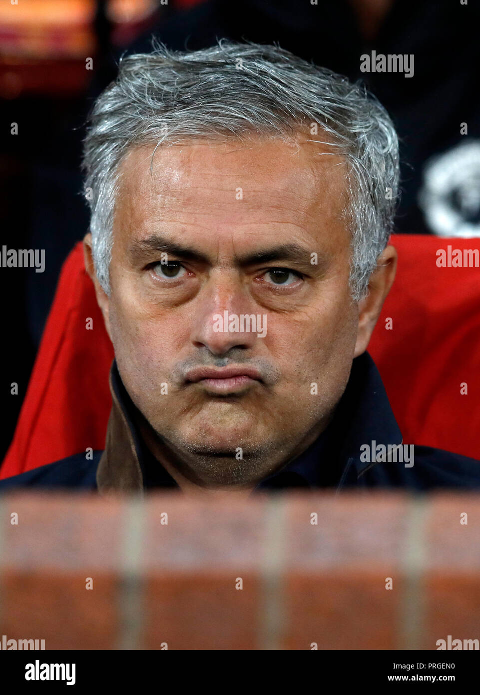 Manchester United manager Jose Mourinho during the UEFA Champions ...
