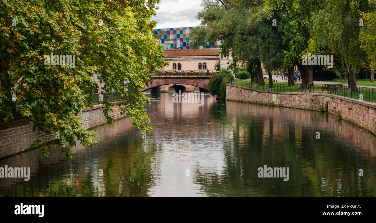 Canals of Strasbourg. Strasbourg is the capital city of the Alsace ...