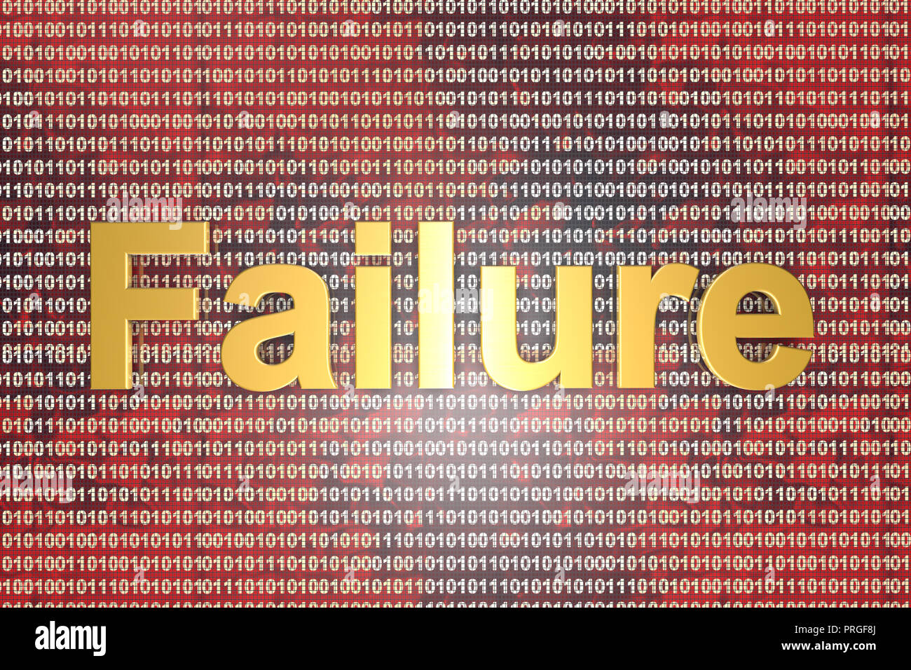 Digital Failure. 3D rendered background Stock Photo - Alamy