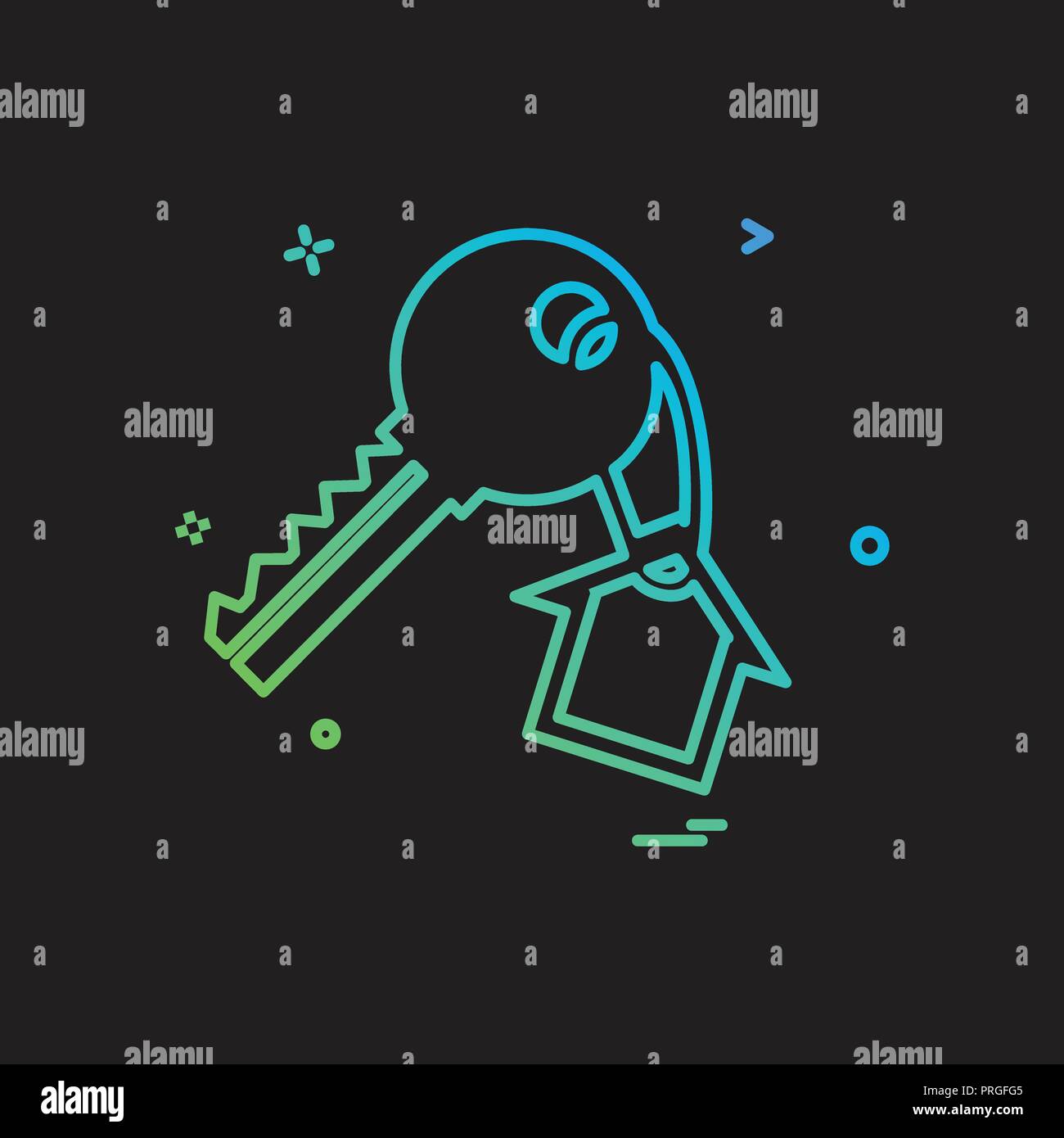 Key icon design vector Stock Vector Image & Art - Alamy