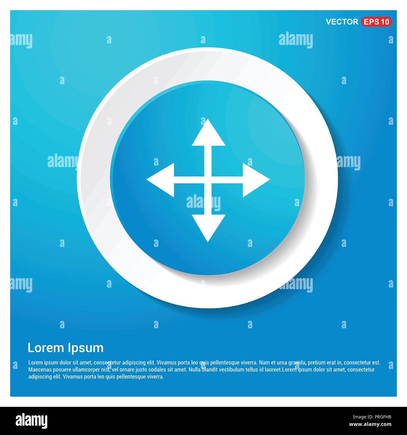 Four Side arrow Icon Stock Vector Image & Art - Alamy