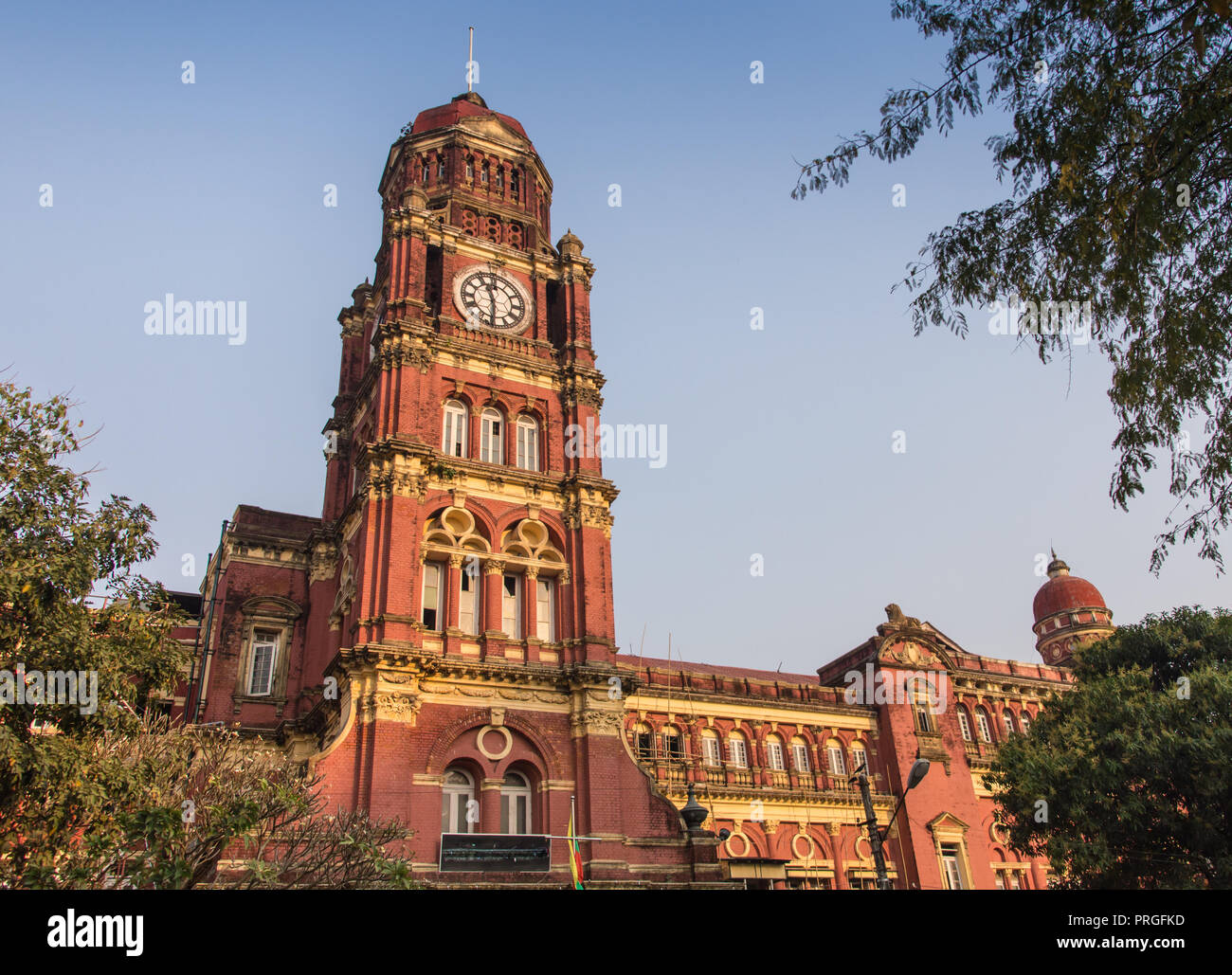Tower clock on the tower in Penrith in England Stock Photo - Alamy