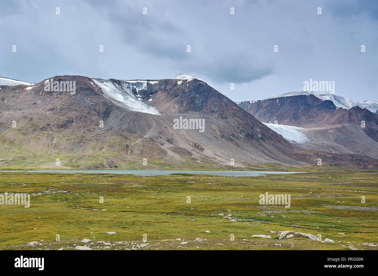 Barskoon Gorge, Barskoon valley in Kyrgyzstan, high Tyan Shan mountains ...