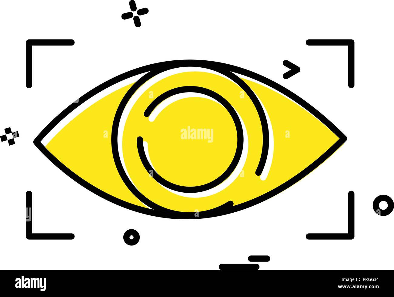 Eye icon design vector Stock Vector Image & Art - Alamy