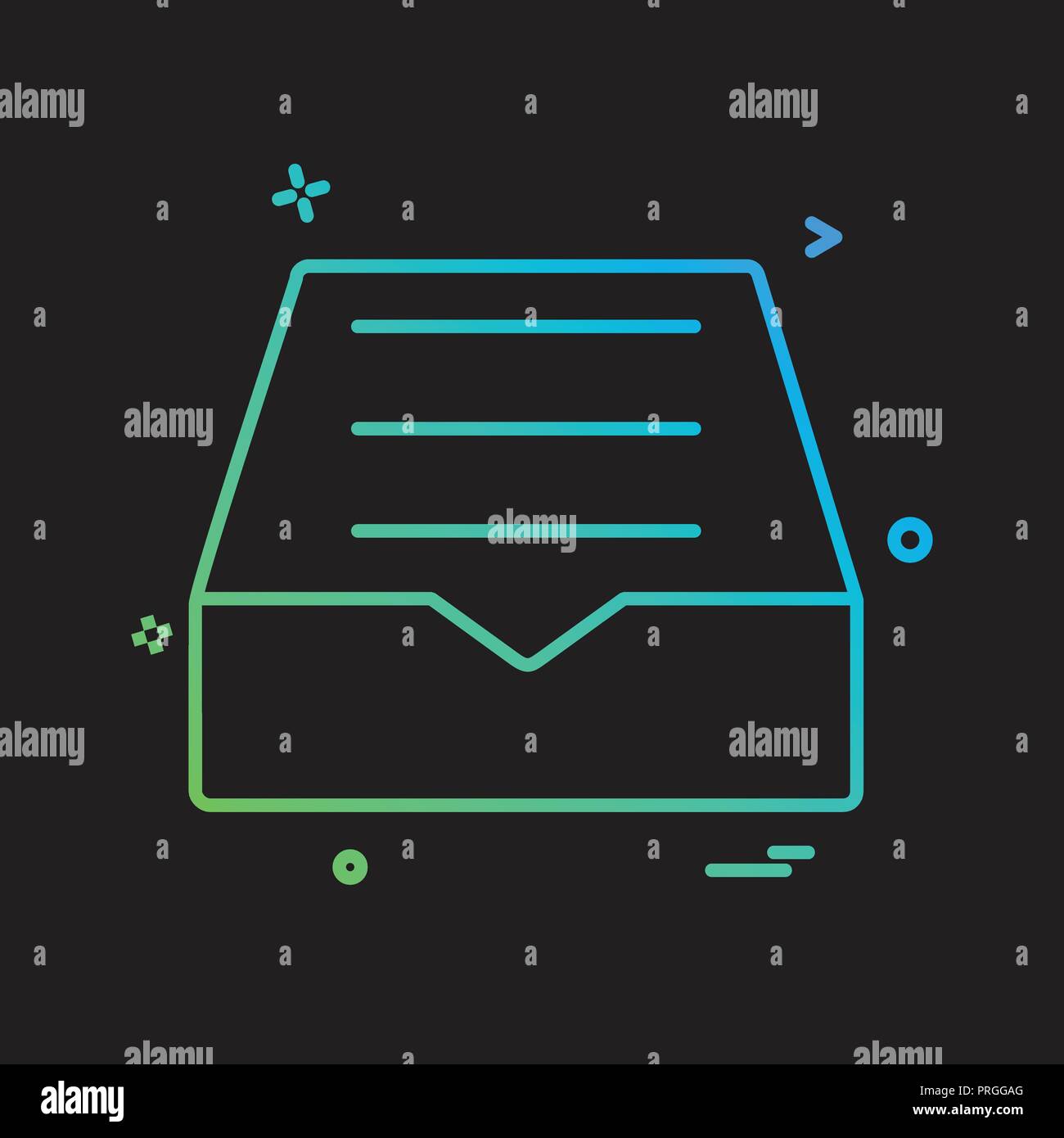 Dropbox icon design vector Stock Vector Image & Art - Alamy