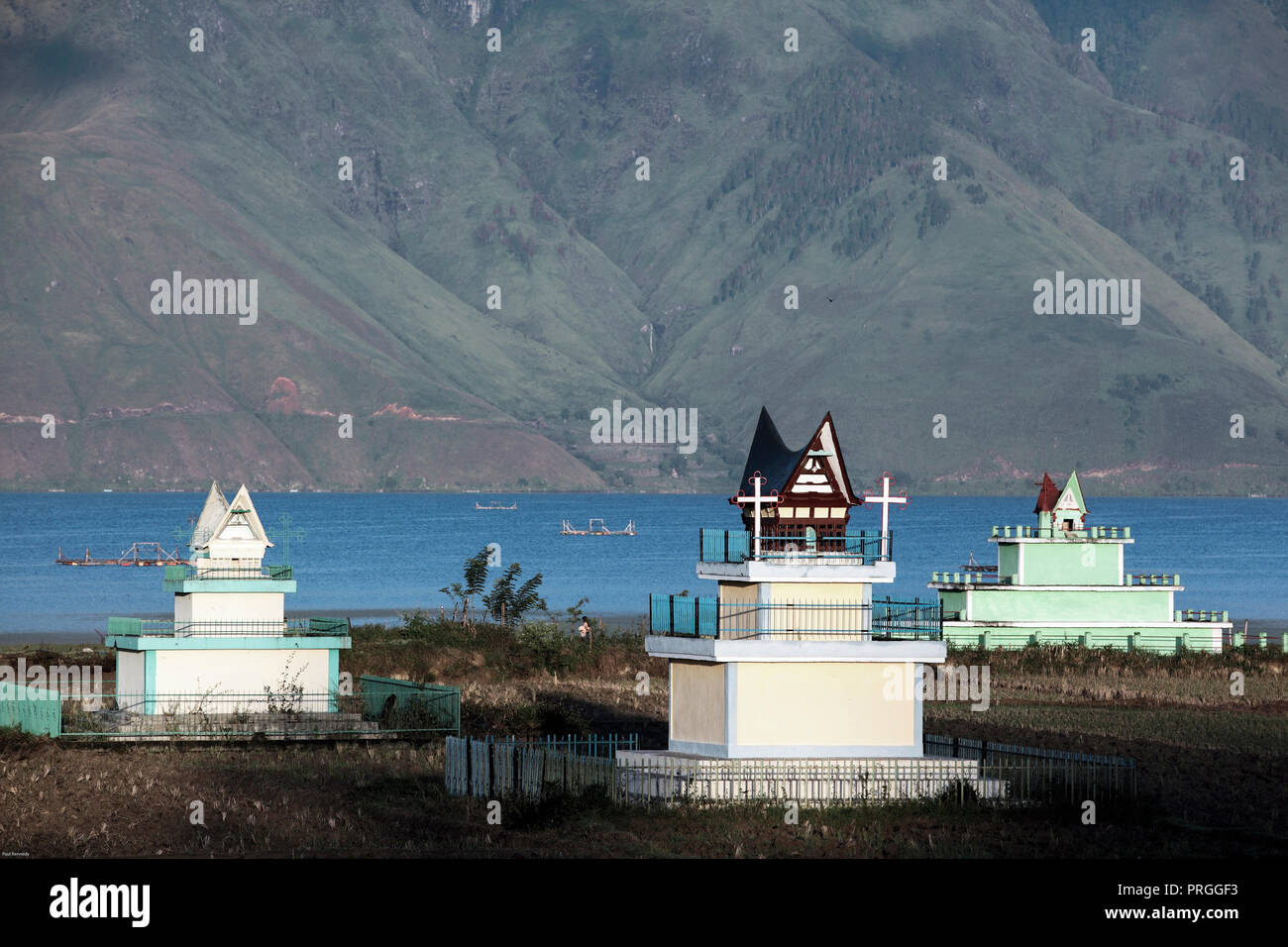 Batak indonesia sumatra landscape mountains hi-res stock photography ...