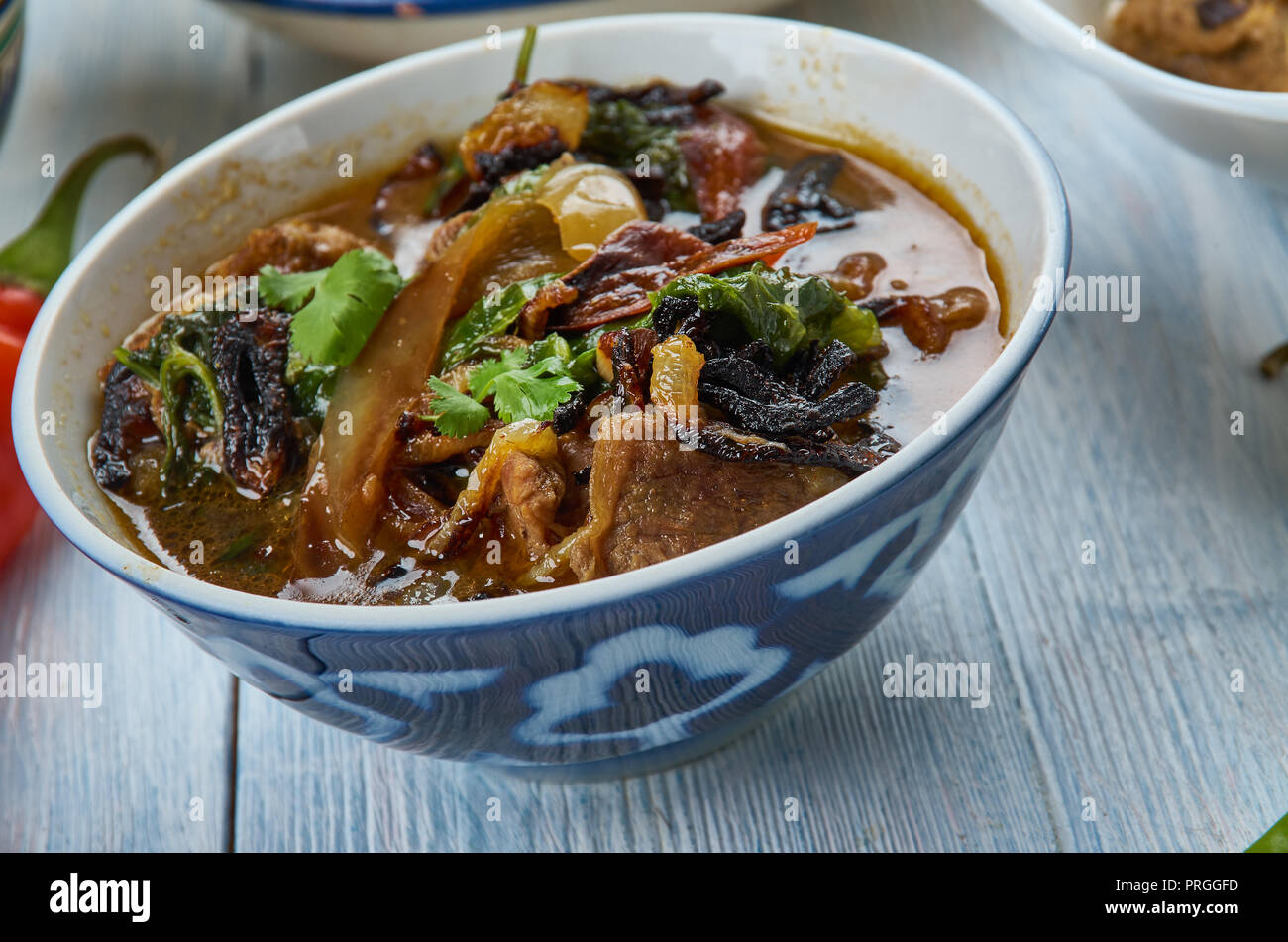 Palak Gosht, Mutton Spinach Curry, Hyderabadi cuisine, Asia Traditional ...