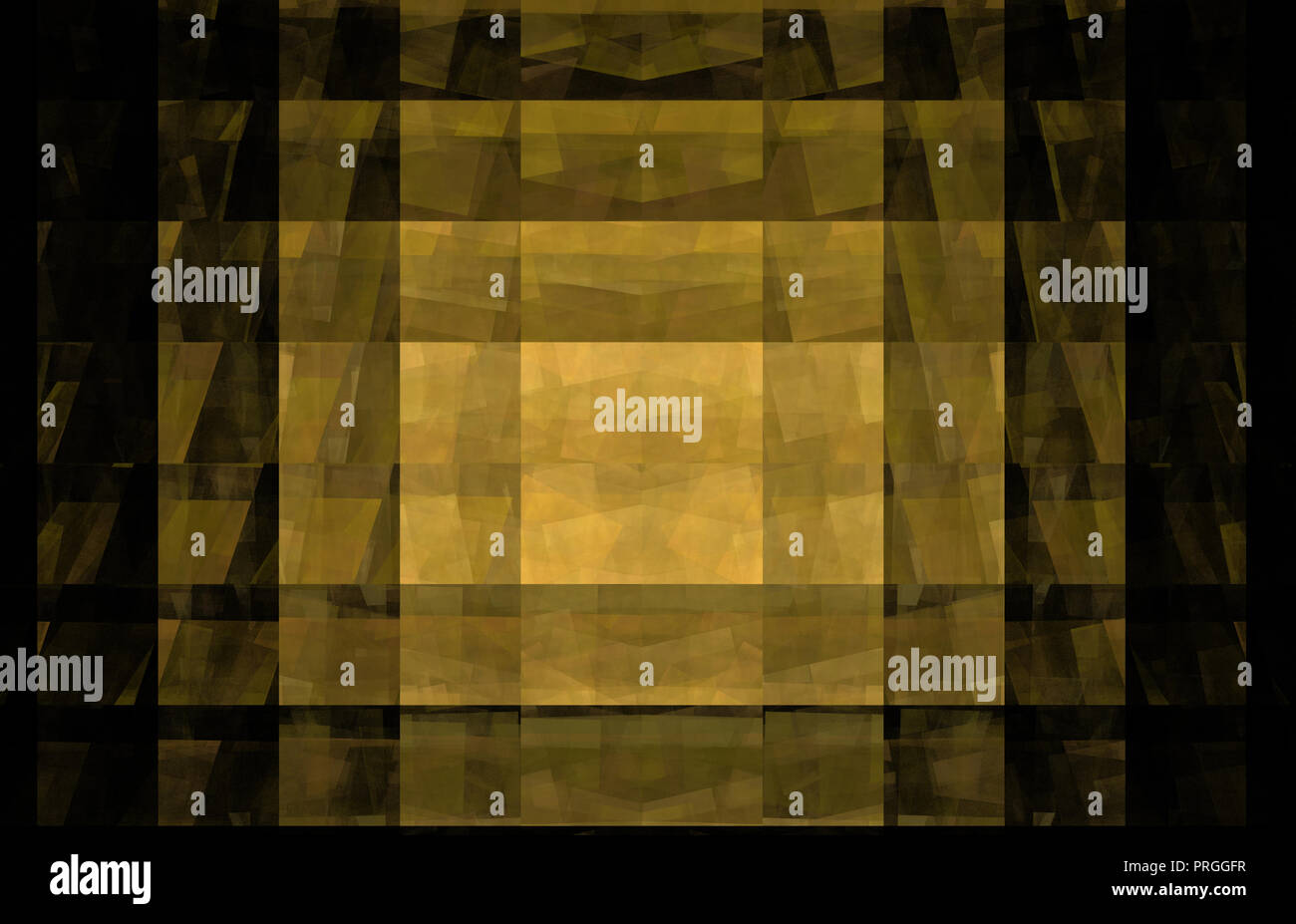 Yellow tile fractal background. Fantasy fractal texture. Digital art ...
