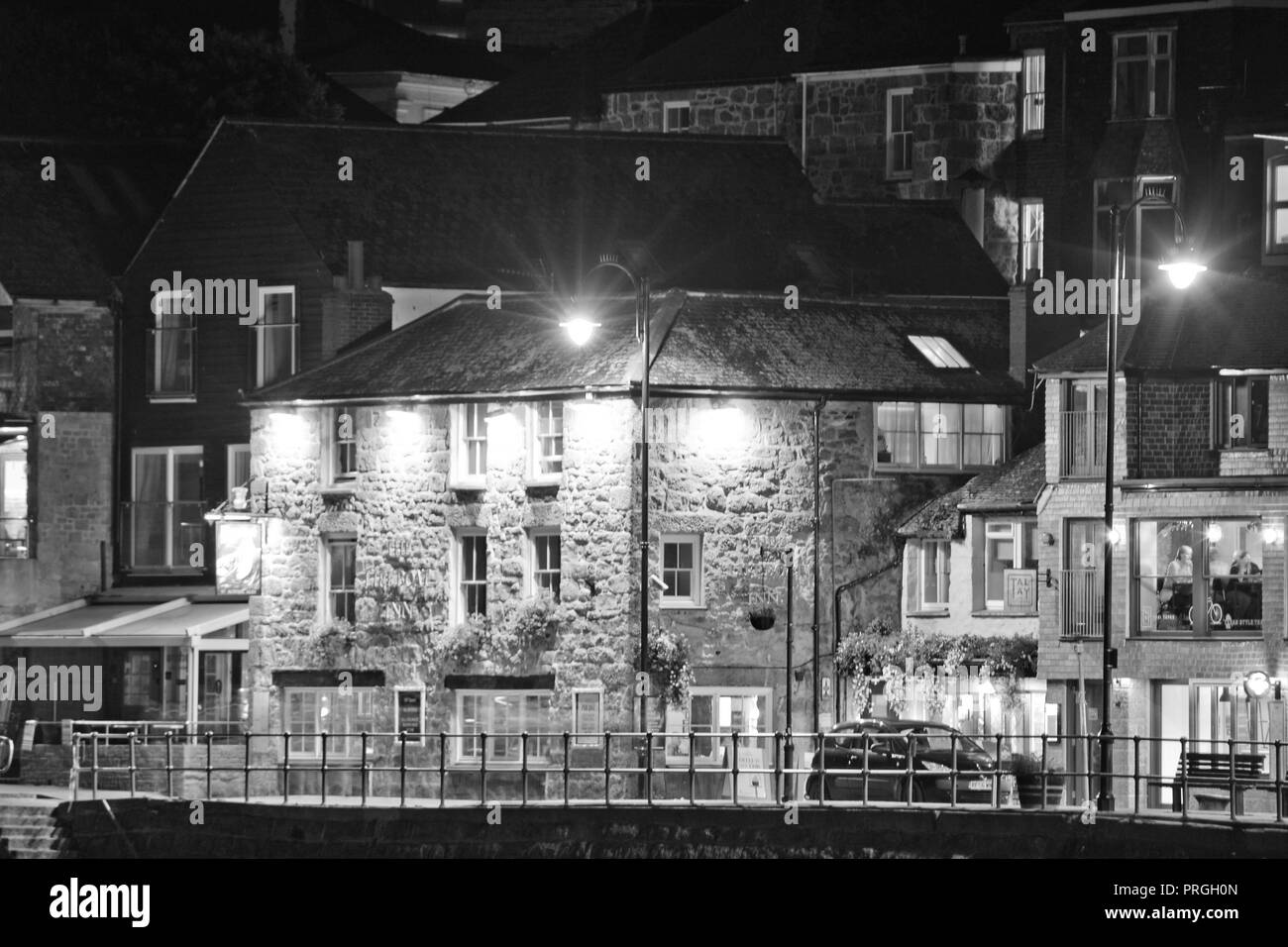 St.Ives, Cornwall at night Stock Photo - Alamy