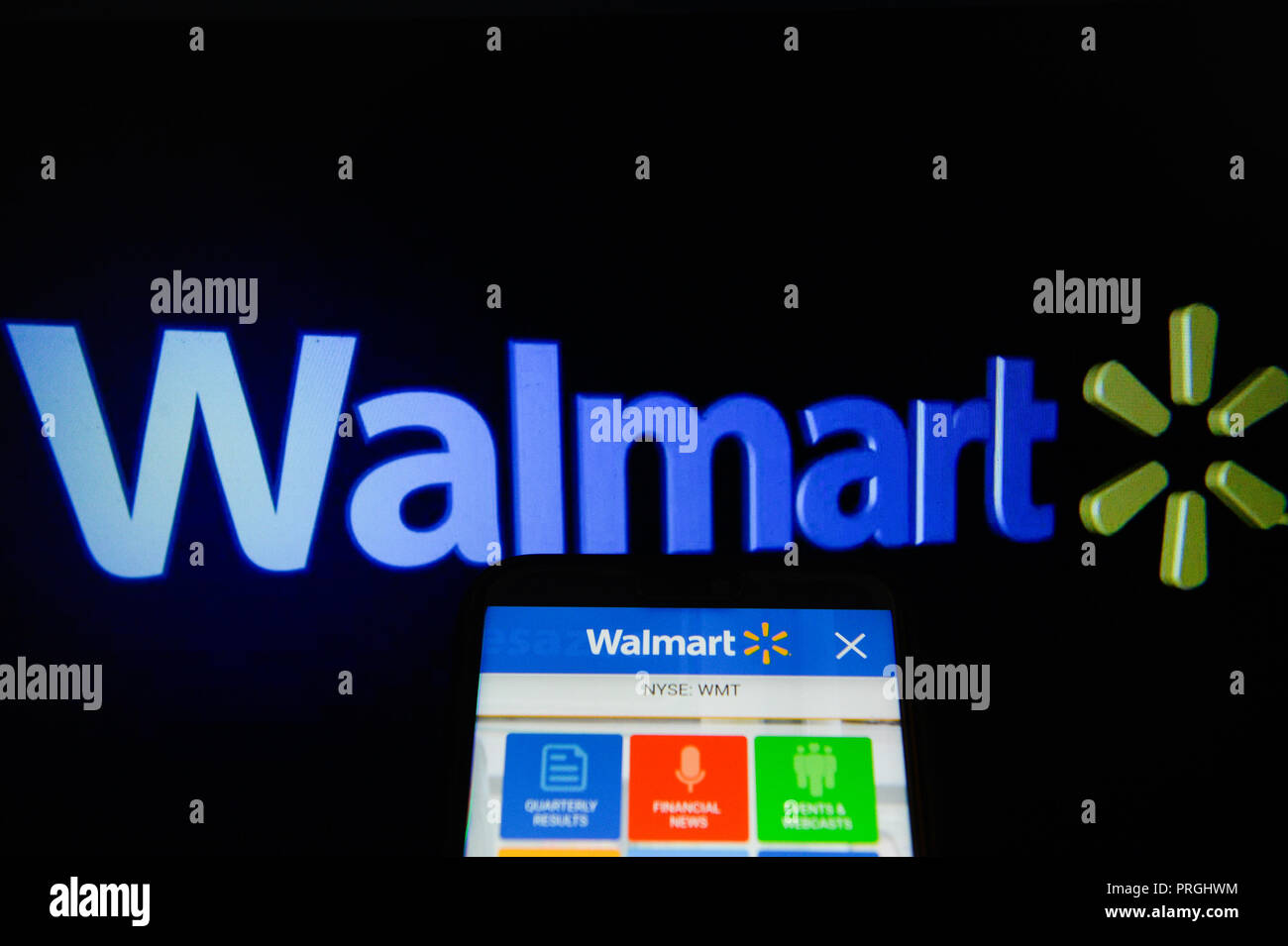 Walmart app logo hi-res stock photography and images - Alamy