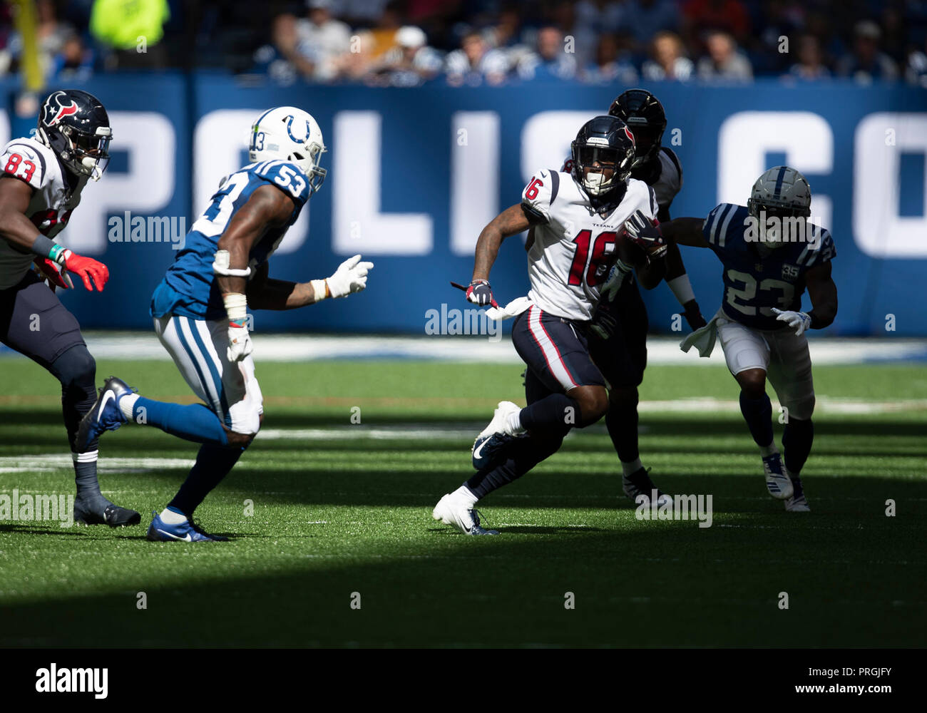 September 30, 2018: Houston Texans wide receiver Keke Coutee (16) runs ...