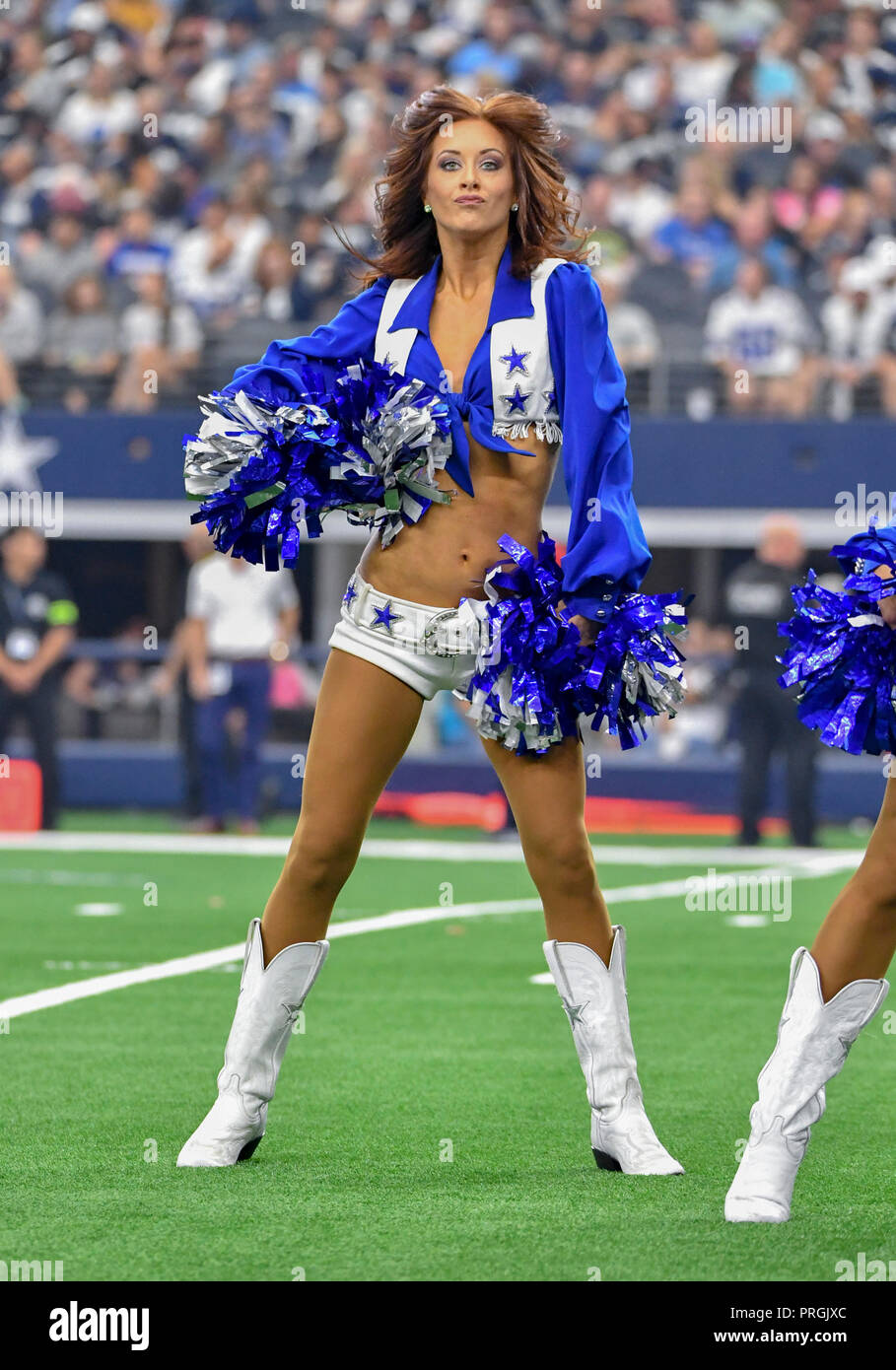 September 30, 2018: The Dallas Cowboys Cheerleaders perform during an ...
