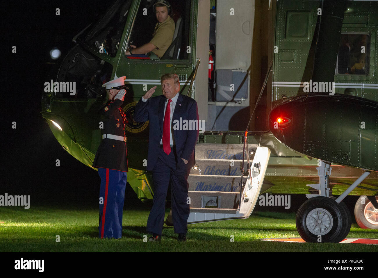 Washington, DC. 1st Oct, 2018. United States President Donald J. Trump ...