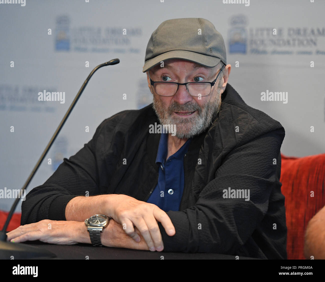 Miami Beach, FL, USA. 02nd Oct, 2018. Phil Collins attends the Little ...