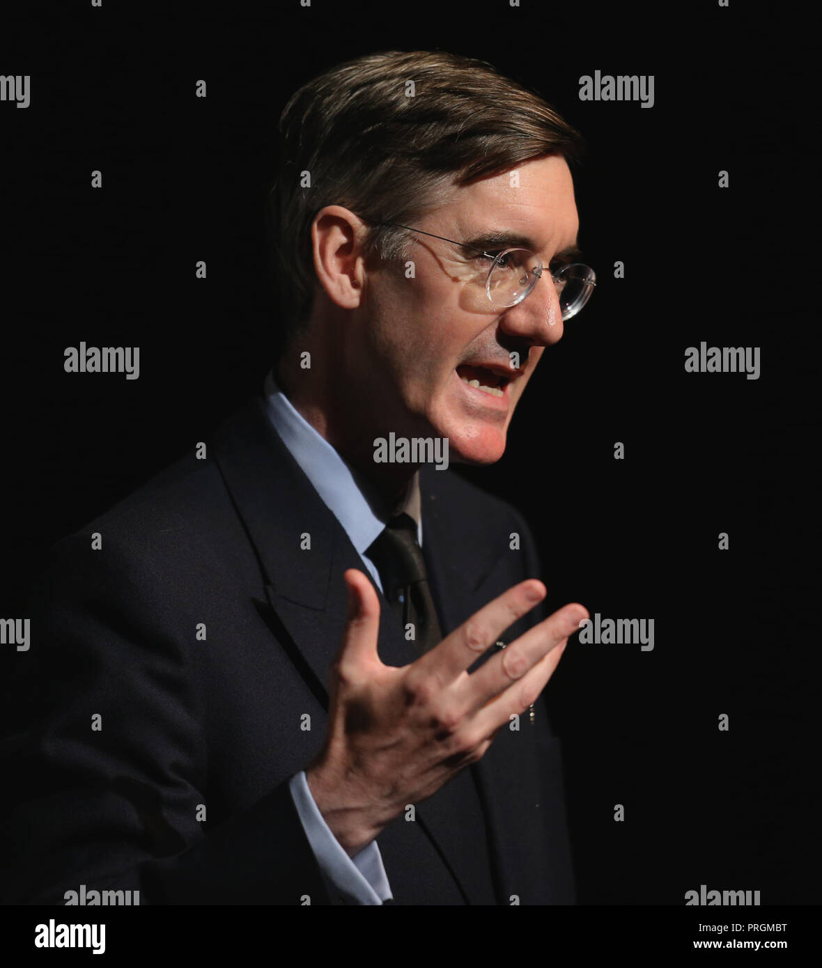 JACOB REES-MOGG MP, CONSERVATIVE MP 2018 Stock Photo - Alamy