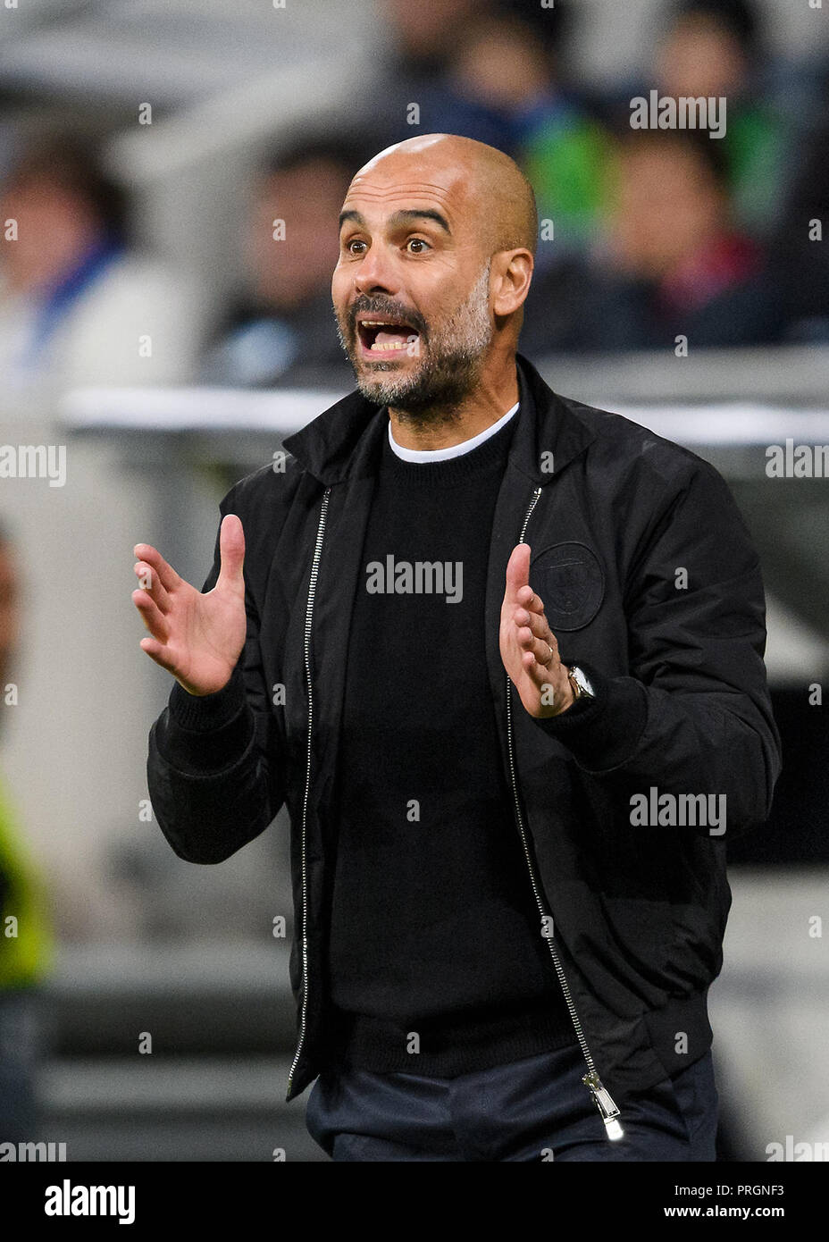 Pep guardiola man city headshot hi-res stock photography and images - Alamy
