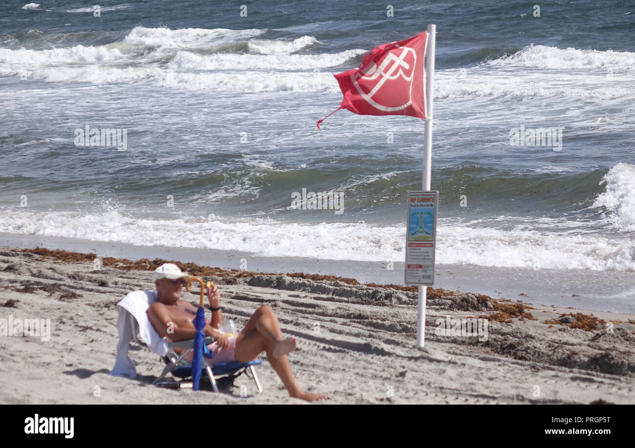 Boca Raton, Florida, USA. 2nd Oct, 2018. Richard Desmoni of Boca Raton ...
