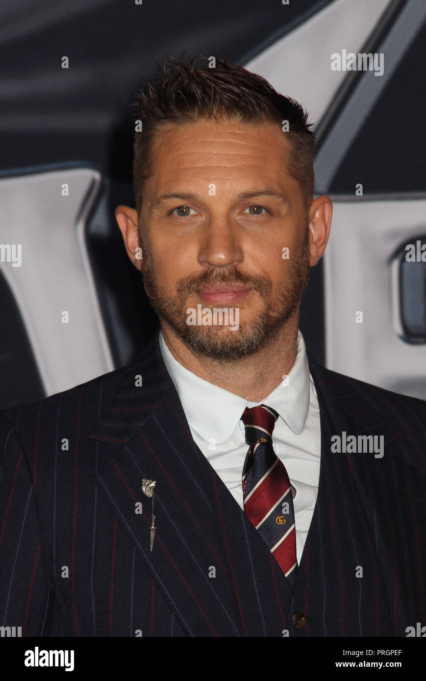Tom Hardy 10/01/2018 The World Premiere of "Venom" held at Regency ...